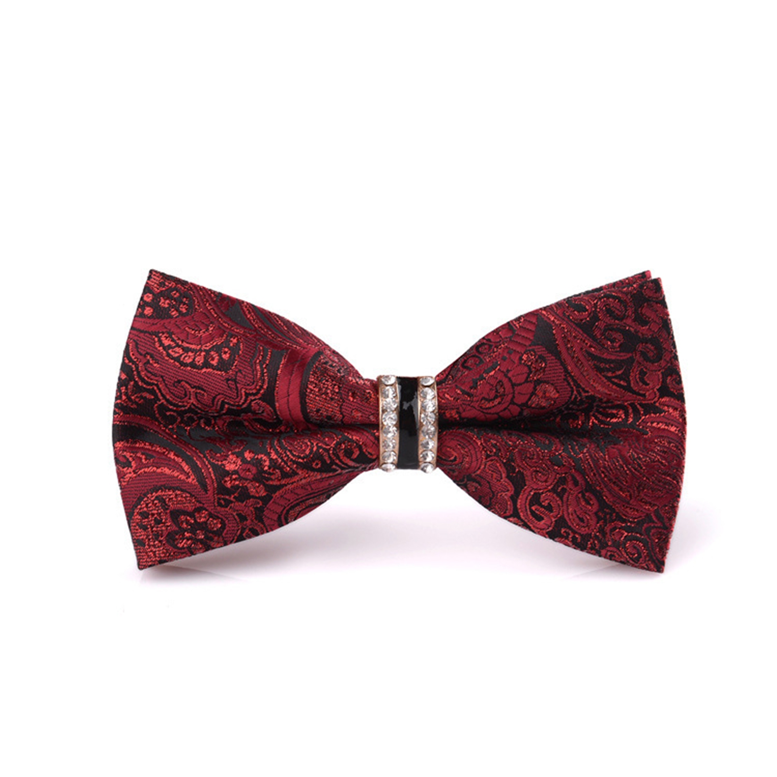 Waroomhouse Men Jacquard Bow Tie Rich Color Bow Tie Men Bow Tie Formal ...