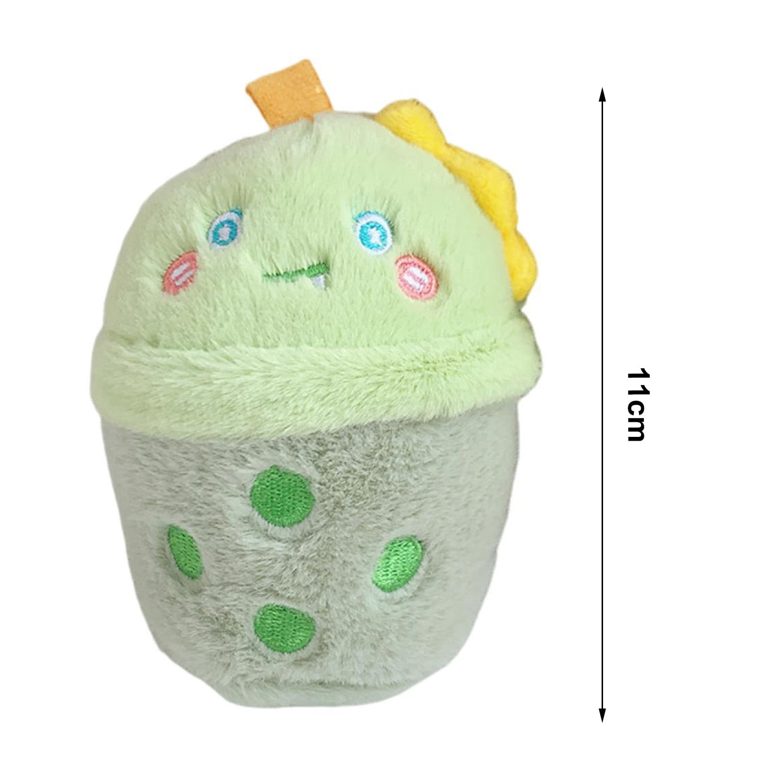Waroomhouse Milk Tea Cup Soft Milk Tea Cup Plush Soft Fluffy Cartoon ...