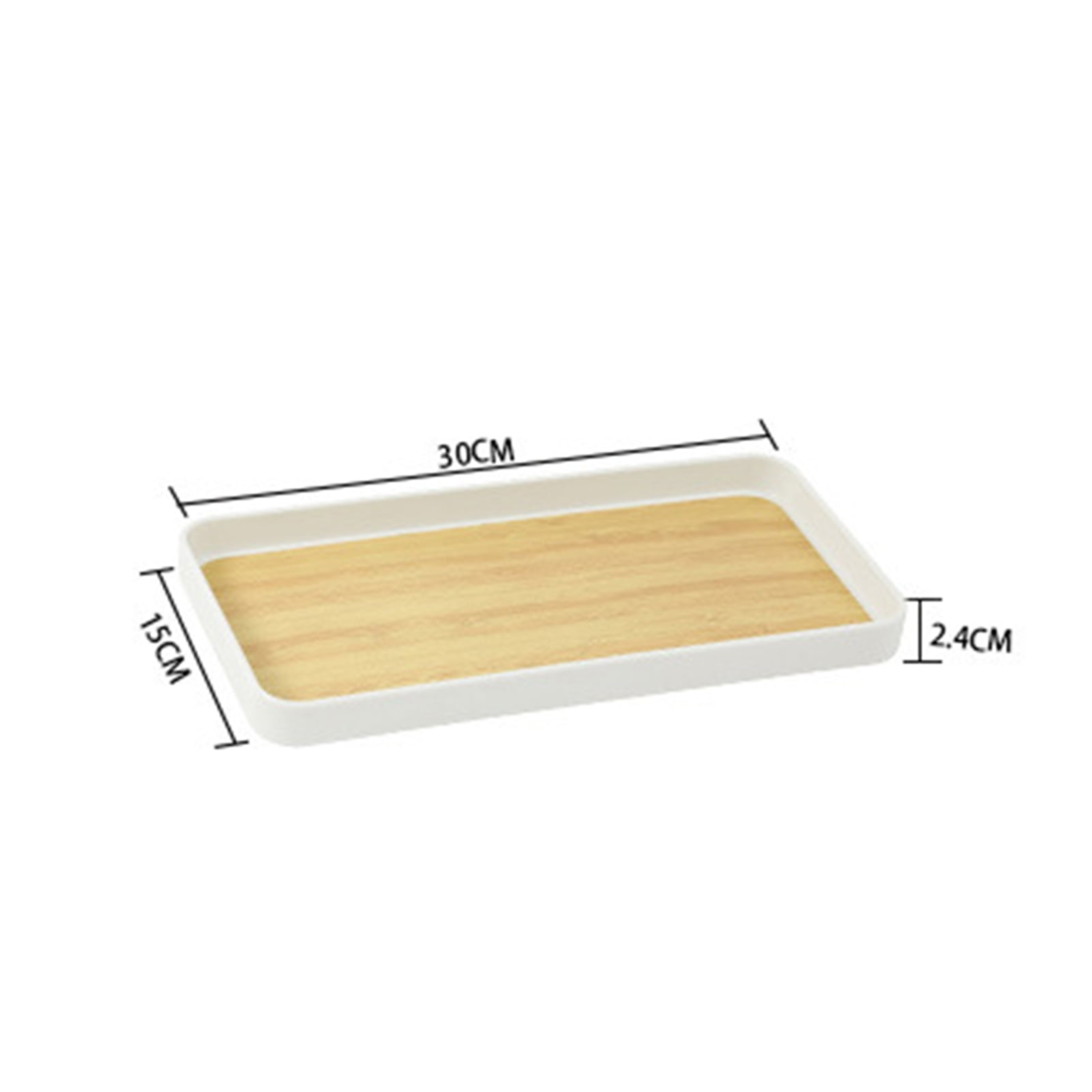 Waroomhouse Modern Tea Cup Tray Wood Pattern Tea Cup Tray Modern Anti ...
