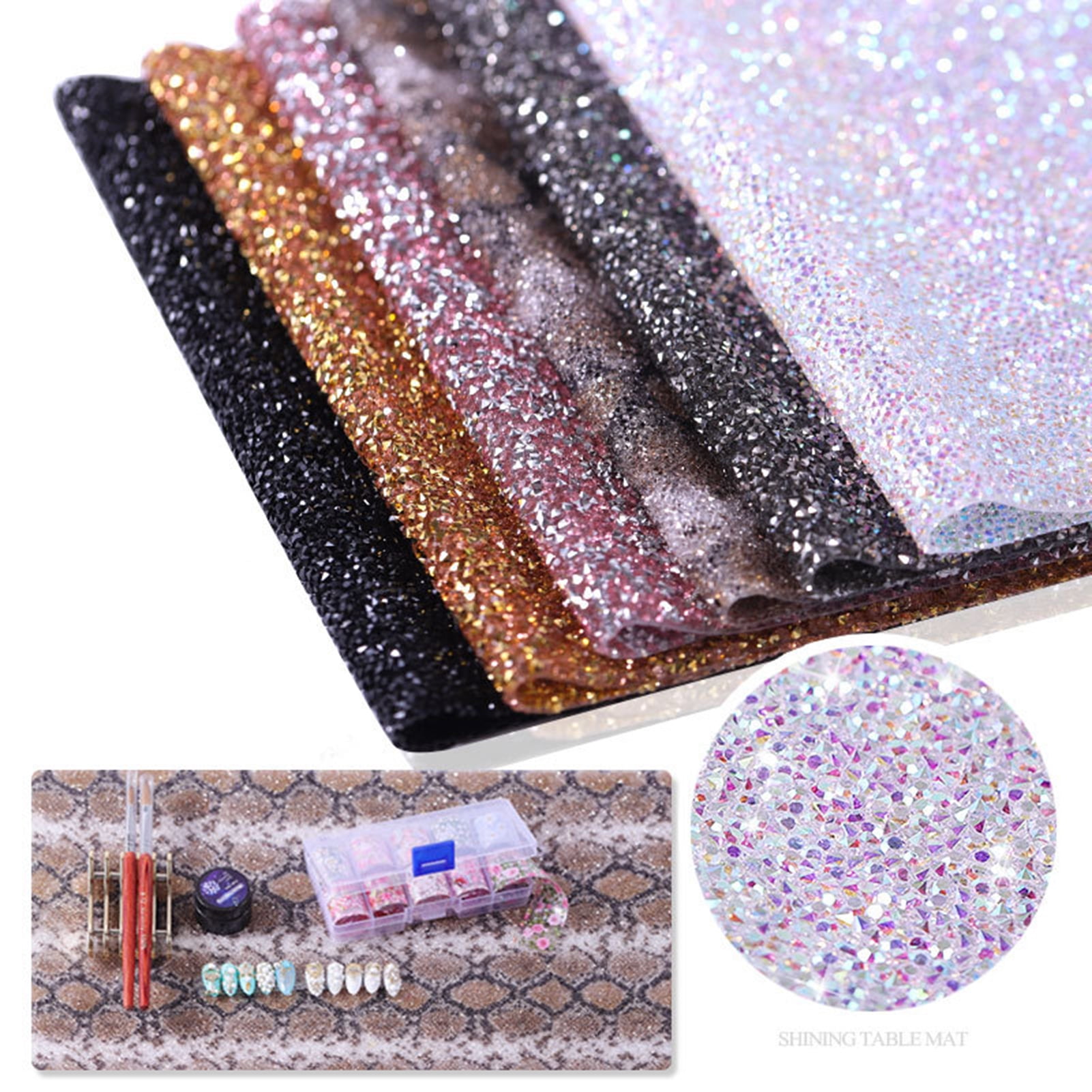 Waroomhouse Nail Art Mat Sparkling Vivid Color Shiny Visual Effect Non ...