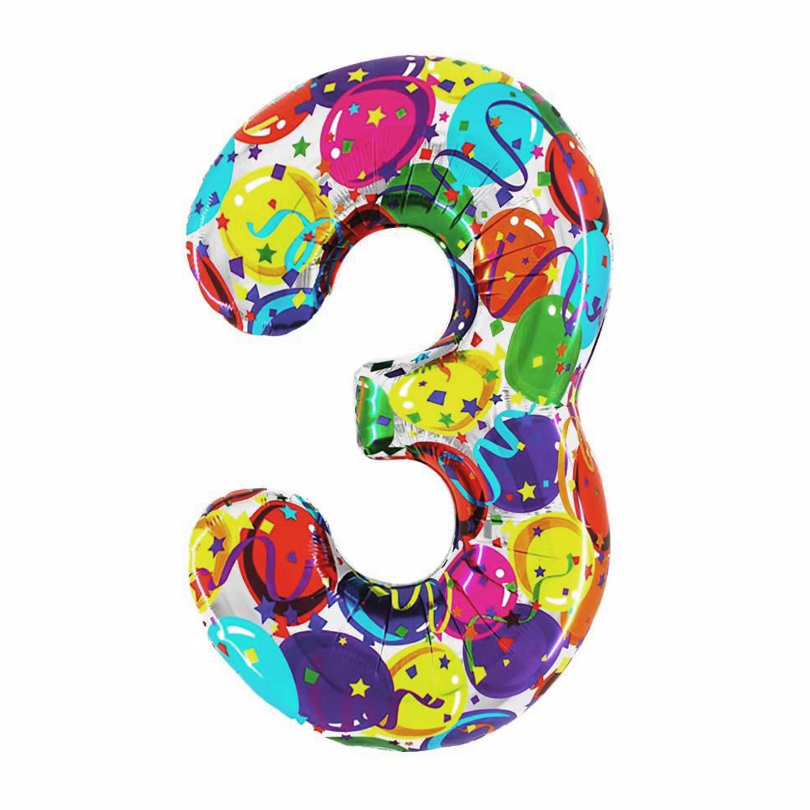 Waroomhouse Number Balloons Party Decorations 40 Inch Aluminum Foil ...