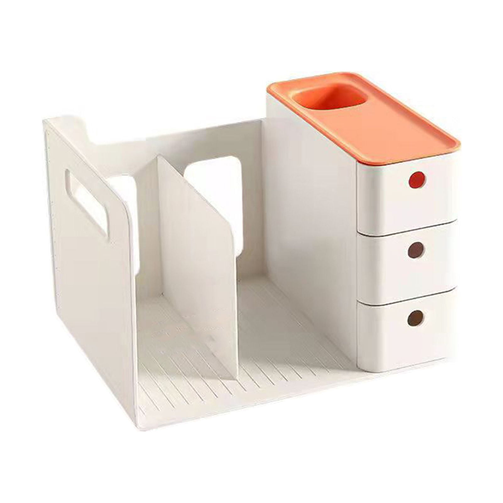Waroomhouse Office Supplies Desktop Organizer Bookshelf Desk Organizer ...