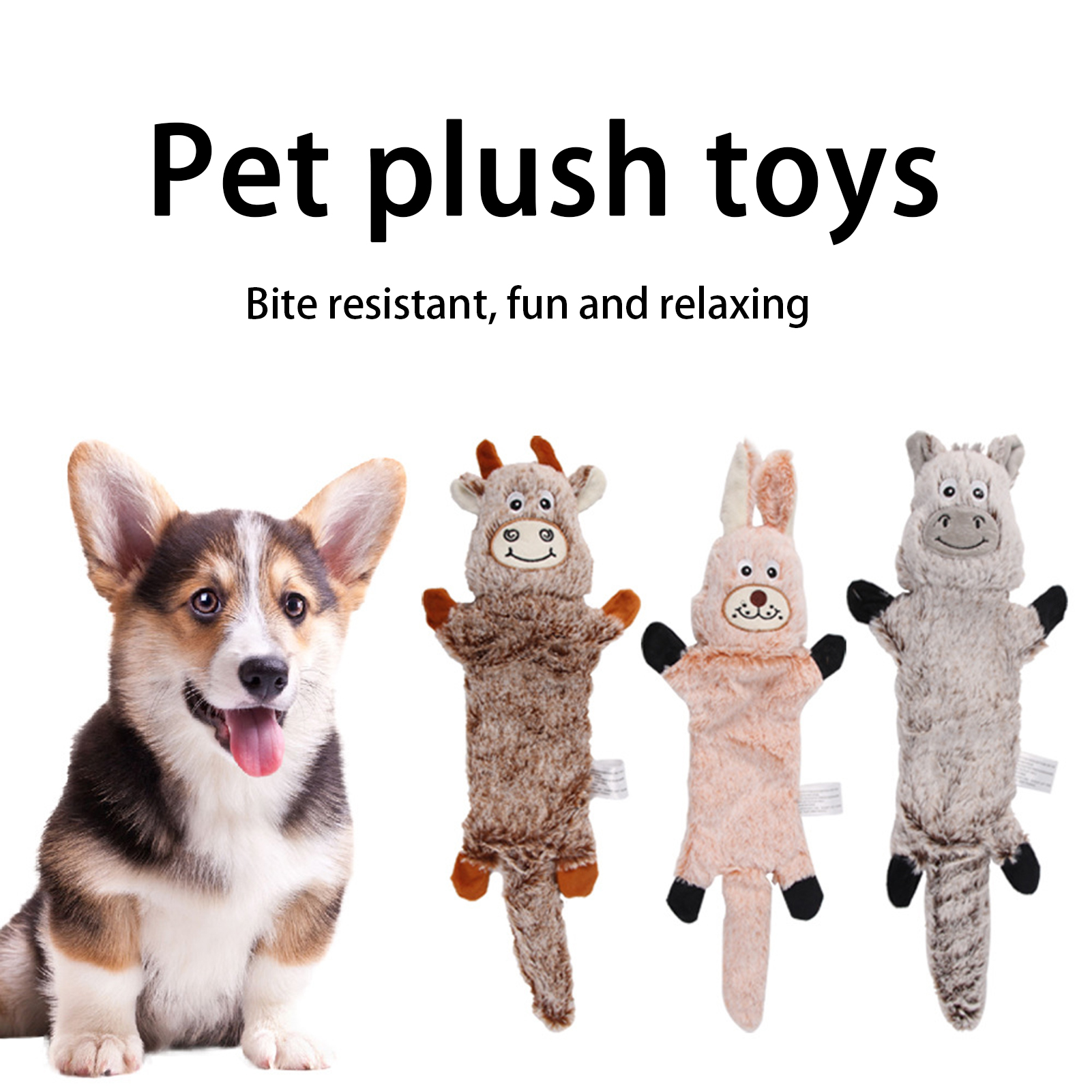 Waroomhouse Pet Sound Toy Built-in Voice Scratch-resistant Cartoon ...