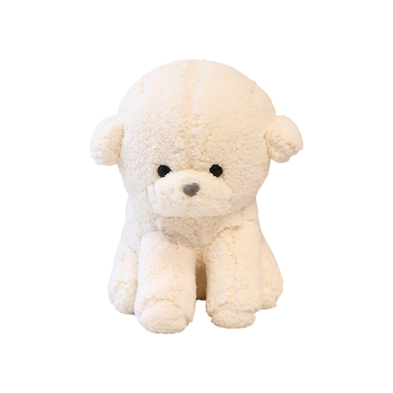 Waroomhouse Plush Dog Toy Stuffed Dog Sitting Dog Plush Toy Cute Soft ...