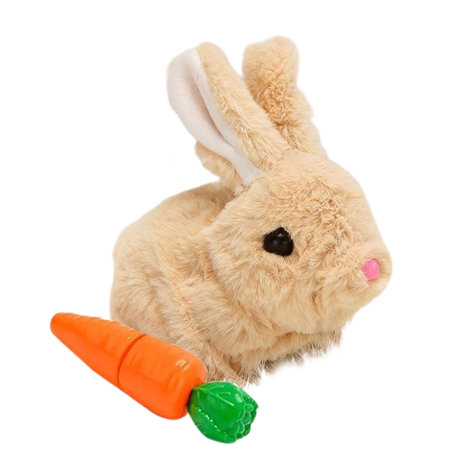 Waroomhouse Plush Rabbit Electric Plush Rabbit Toy with Sound ...