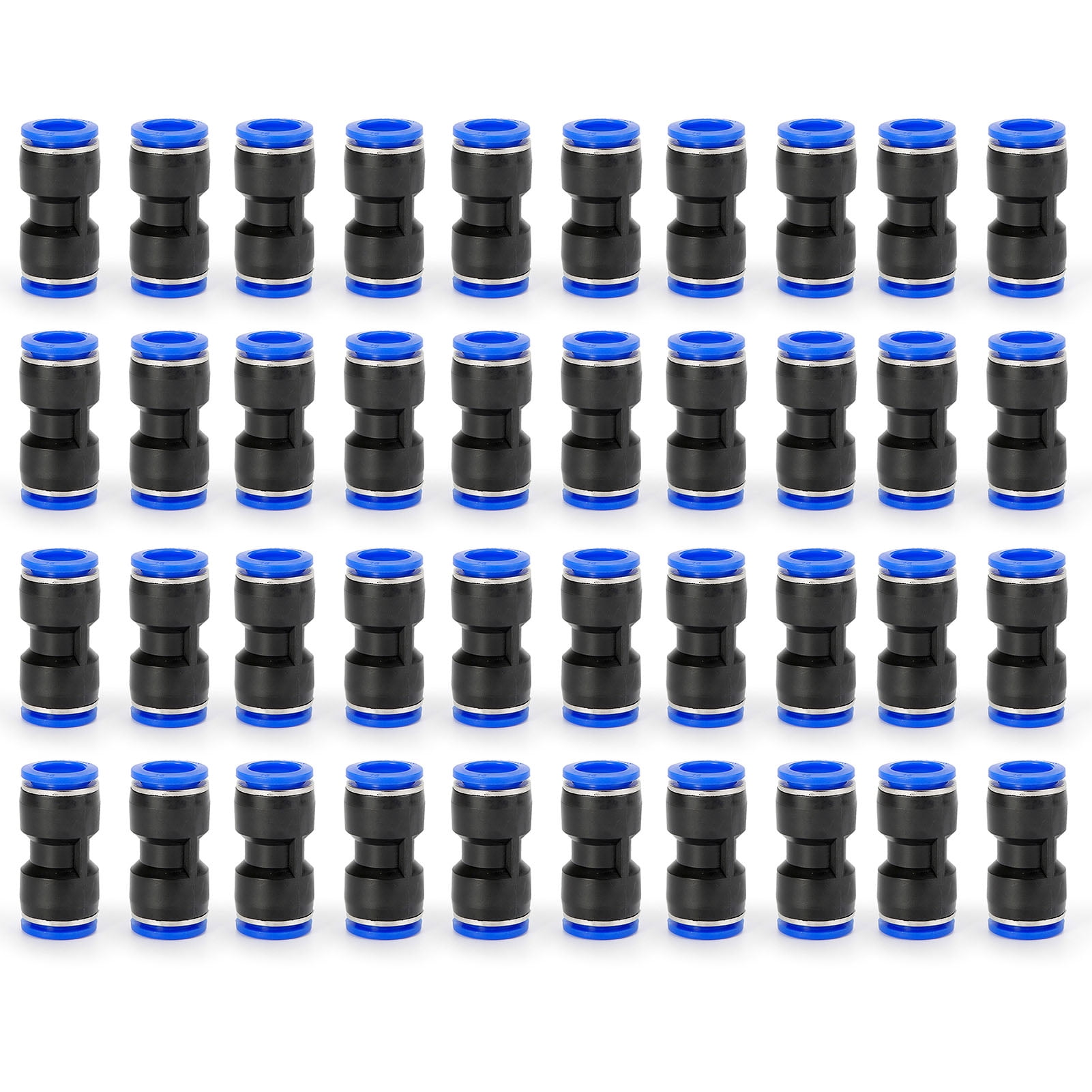 Waroomhouse Quick Release Connectors Air Line Fittings - 40Pcs Straight ...