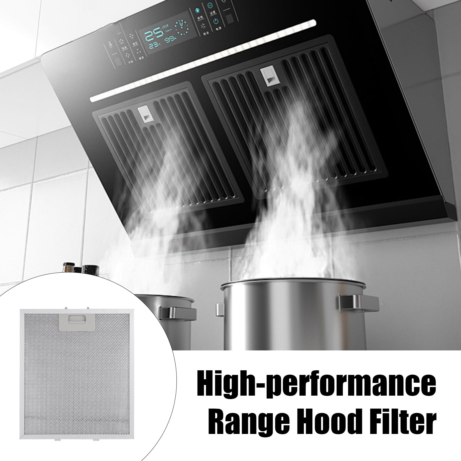 Waroomhouse Range Hood Filter Replacement - 12.6x10.24 Inch Aluminum ...