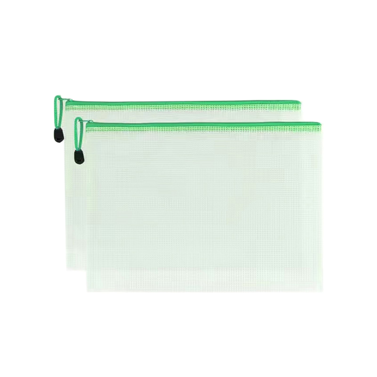Waroomhouse Receipt Organizer 2pcs Transparent Waterproof File Bags A4 ...