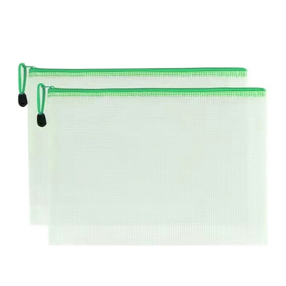 Waroomhouse Receipt Organizer 2pcs Transparent Waterproof File Bags A4 ...