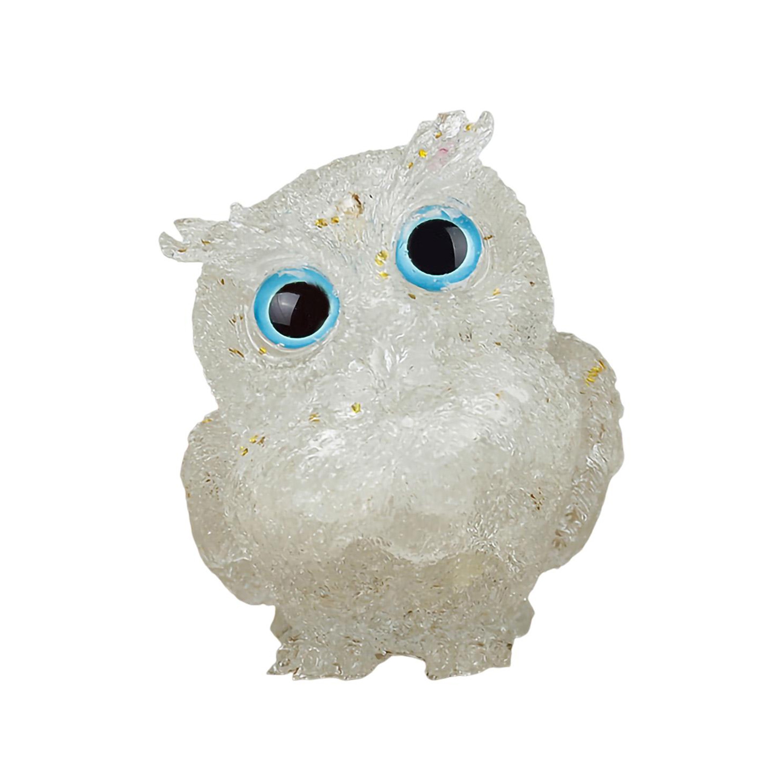 Waroomhouse Resin Owl Sculpture Faux Owl Ornament Natural Healing ...