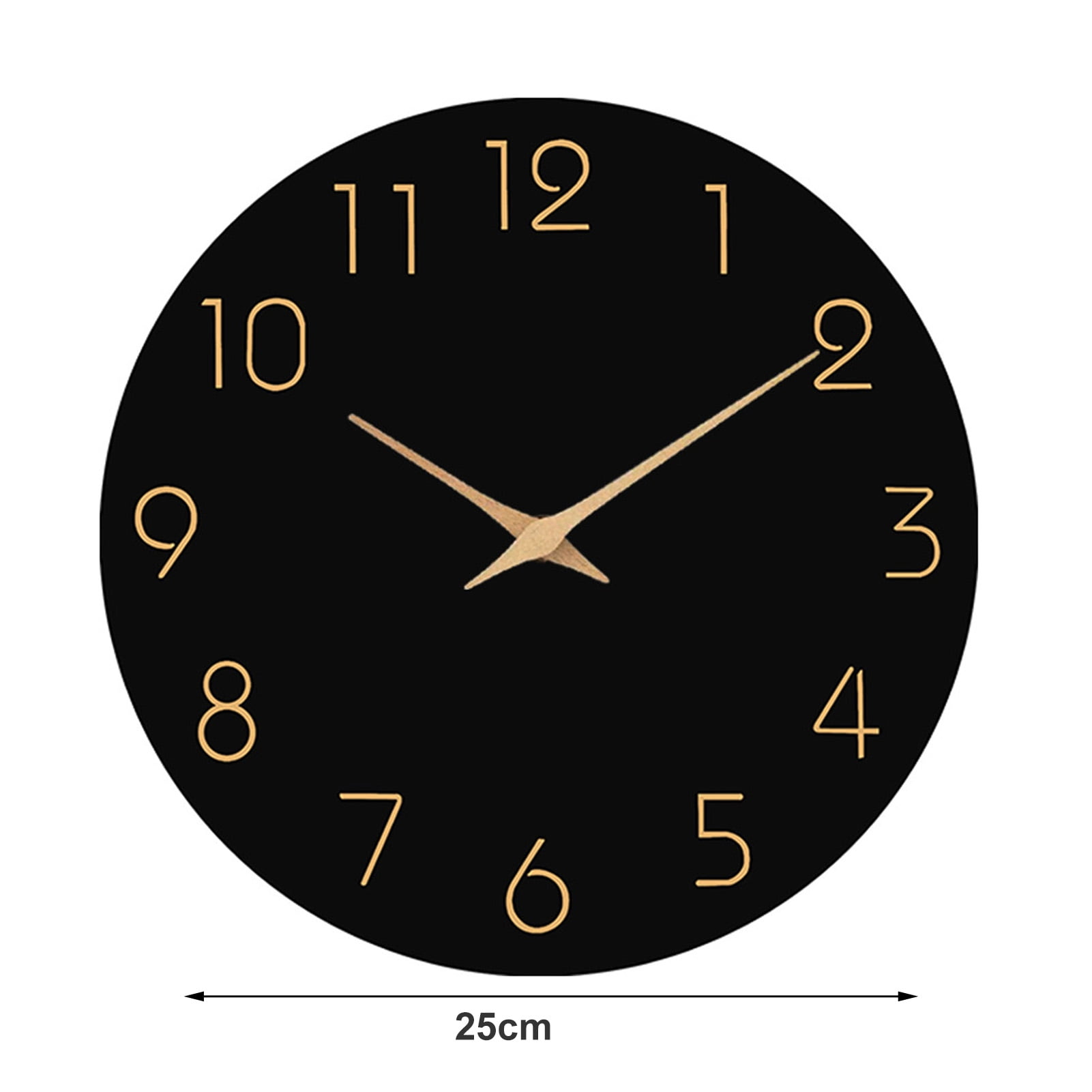 Waroomhouse Silent Wall Clock Silent Sleeping Environment Wall Clock ...