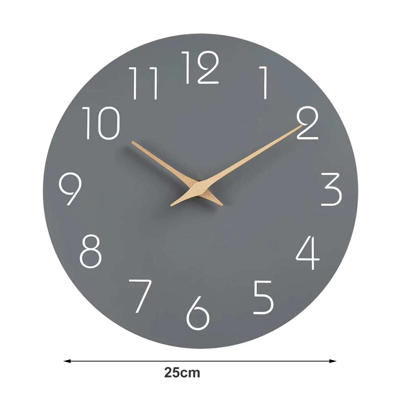 Waroomhouse Silent Wall Clock Silent Sleeping Environment Wall Clock ...