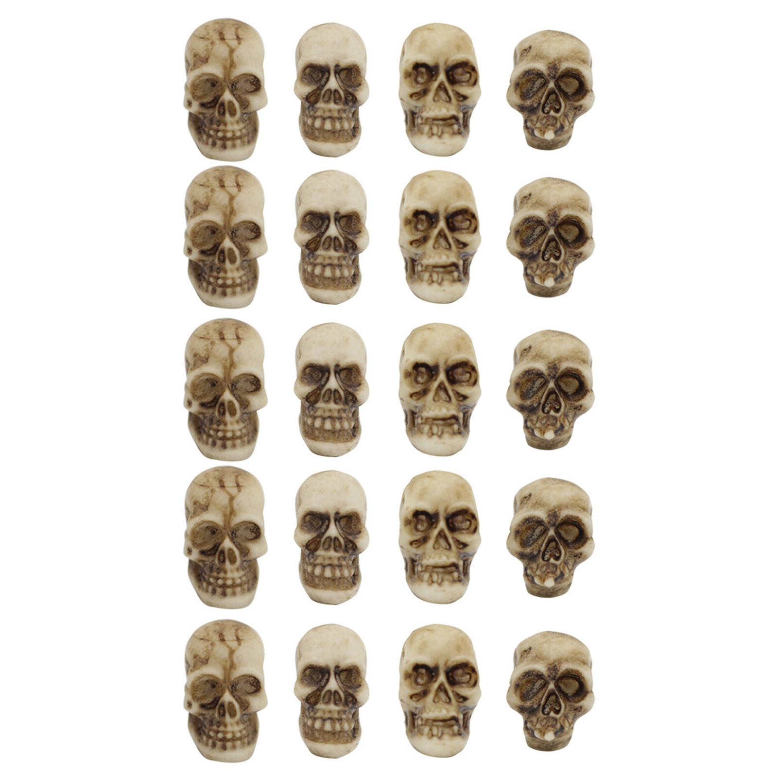 Waroomhouse Skull Decoration for Plant Pot 20pcs Realistic Mini Skull ...