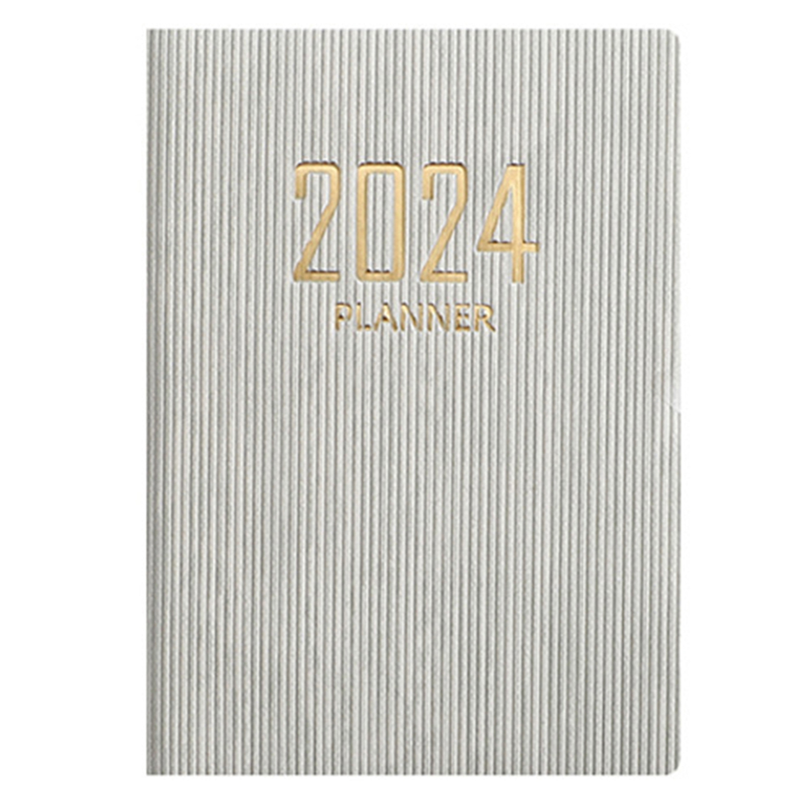 Waroomhouse Smooth Writing Planner A7 2024 English Planner with Faux ...