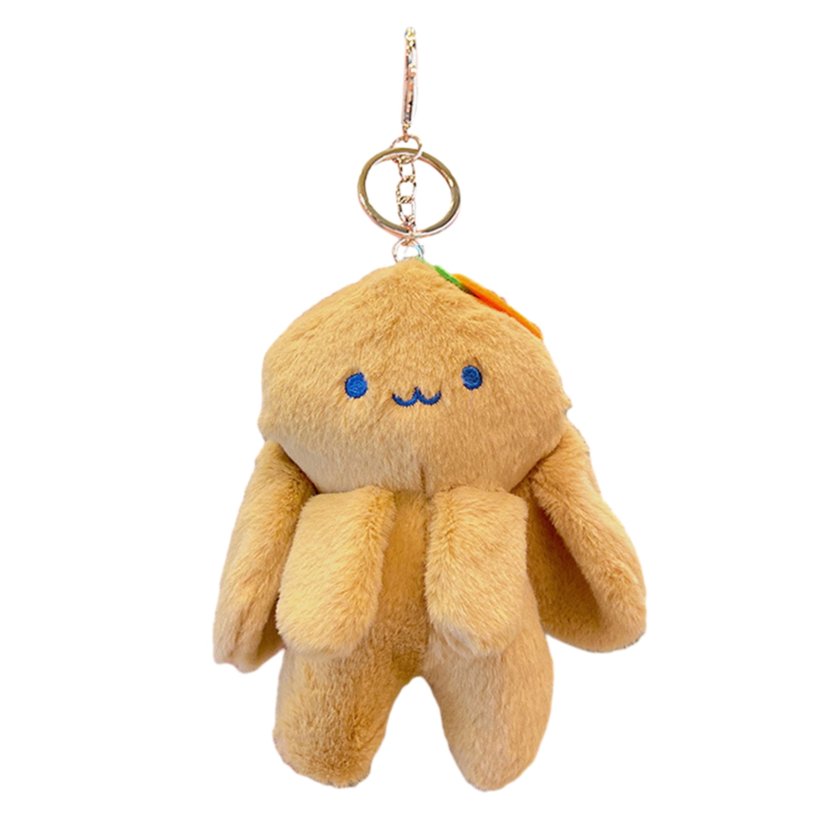 Waroomhouse Soft Bunny Keychain Cute Plush Rabbit Keychain Stuffed ...