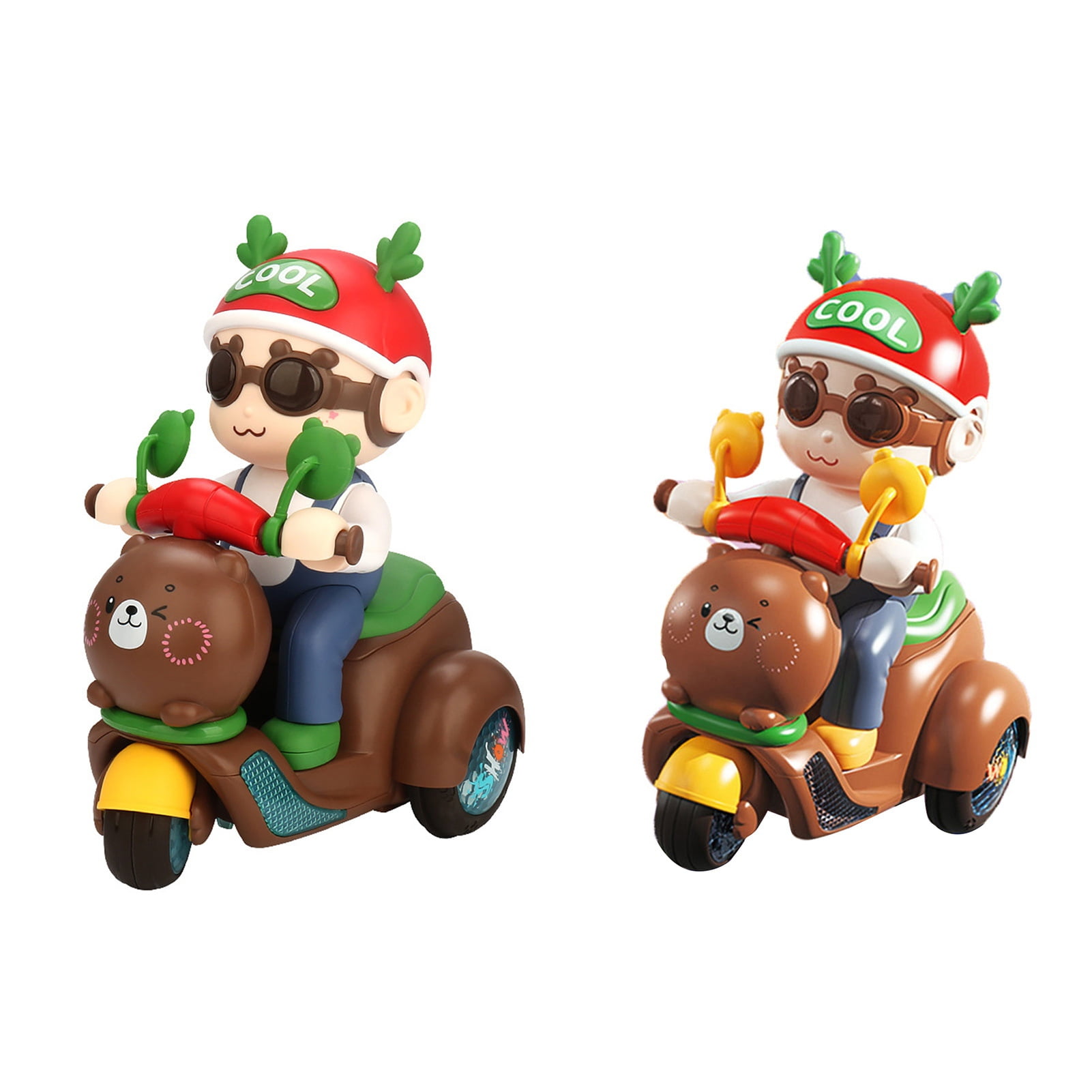 Waroomhouse Spinning Toy with Led Lights Fun Electric Trike with Led ...