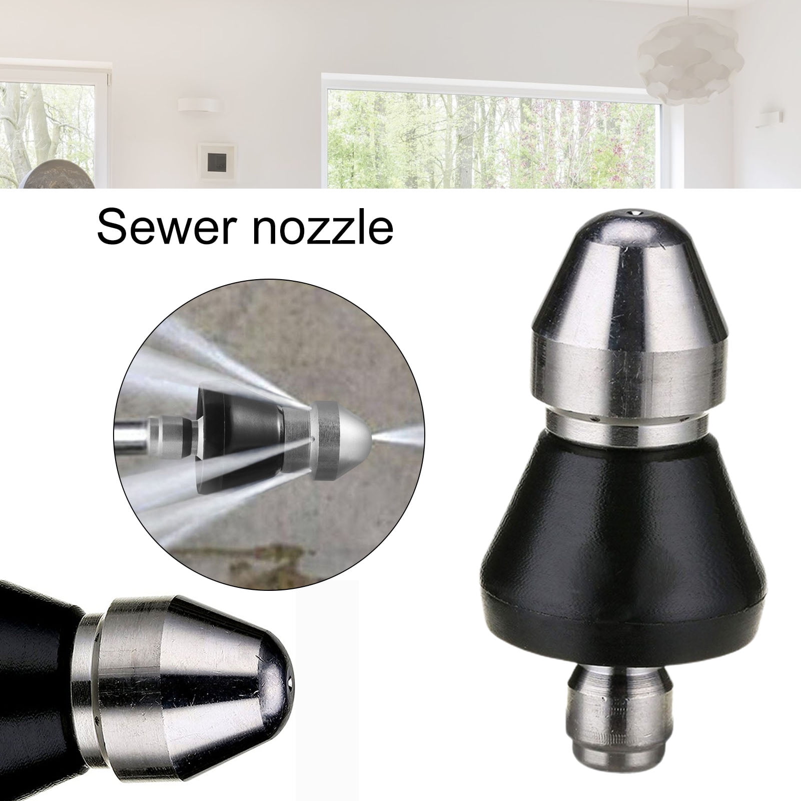 Waroomhouse Sprayer Nozzle Compact Professional Solid Corrosion ...