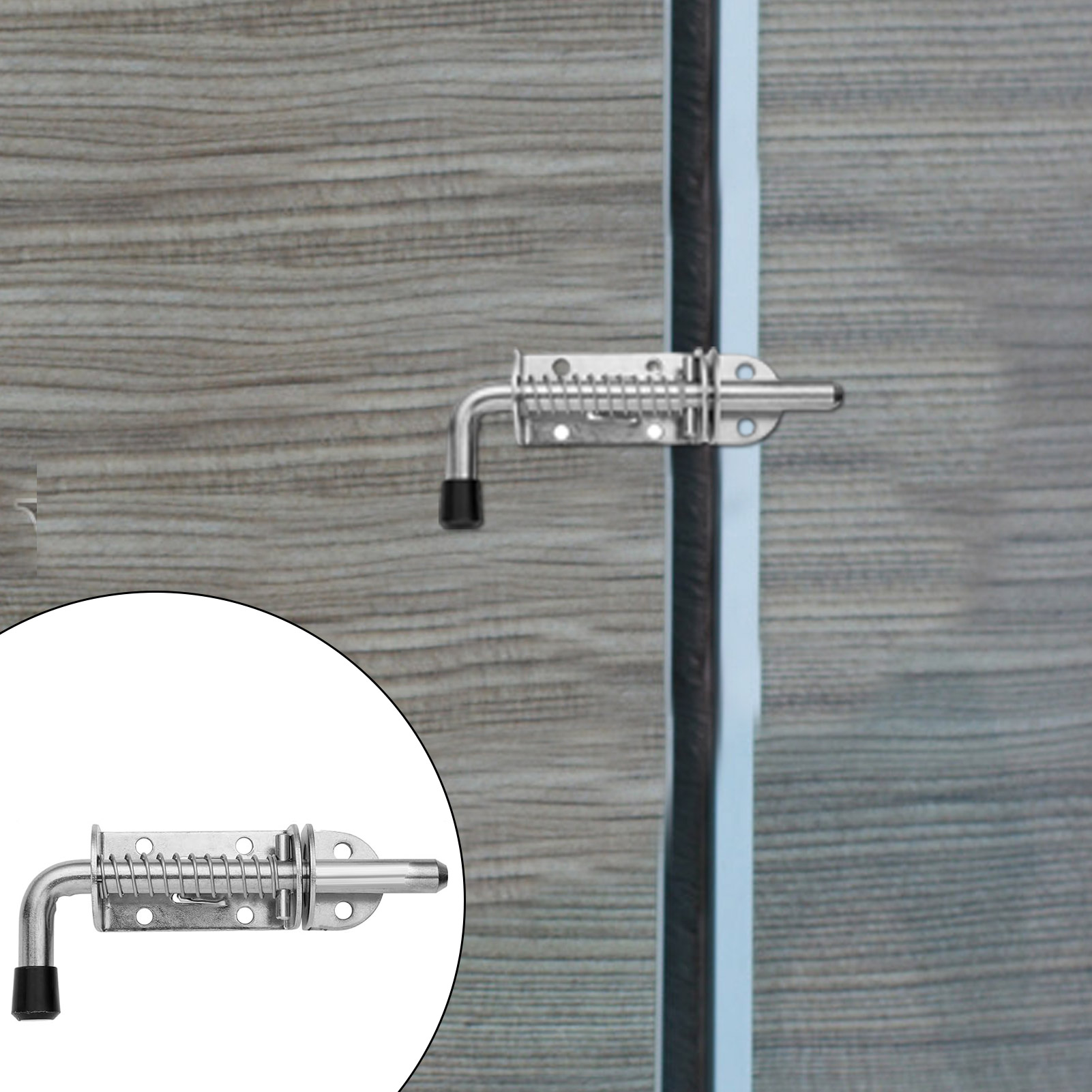 Waroomhouse Spring Loaded Latch Pins Stainless Steel Barrel Bolt - 2 ...
