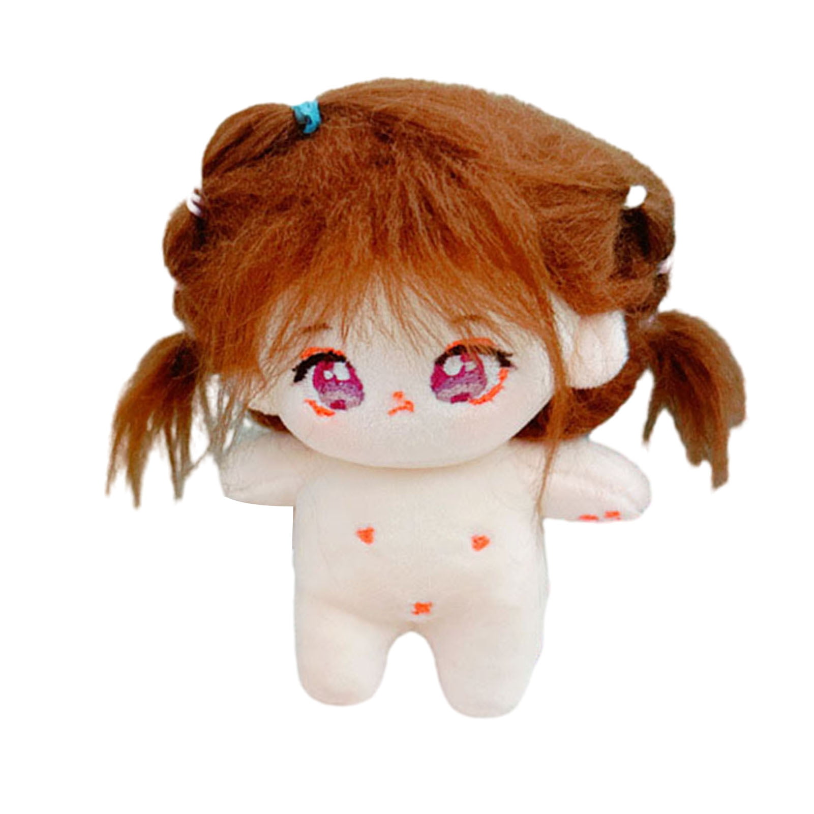 Waroomhouse Stuffed Accessories Colorful Hair Cute Big Eyes Anime Girl ...