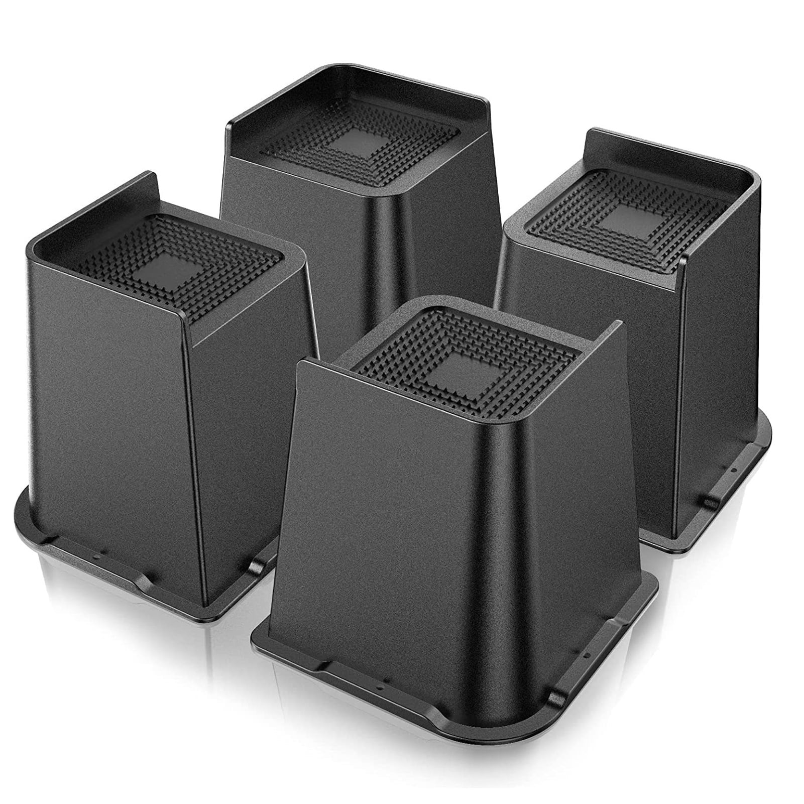 Waroomhouse Sturdy Furniture Riser 4pcs Bed Risers Heavy Duty Furniture ...