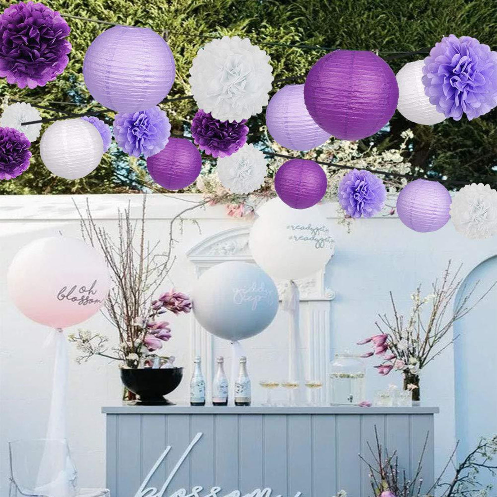 Waroomhouse Table Centerpieces Paper Flower Ball Set for Party Event ...