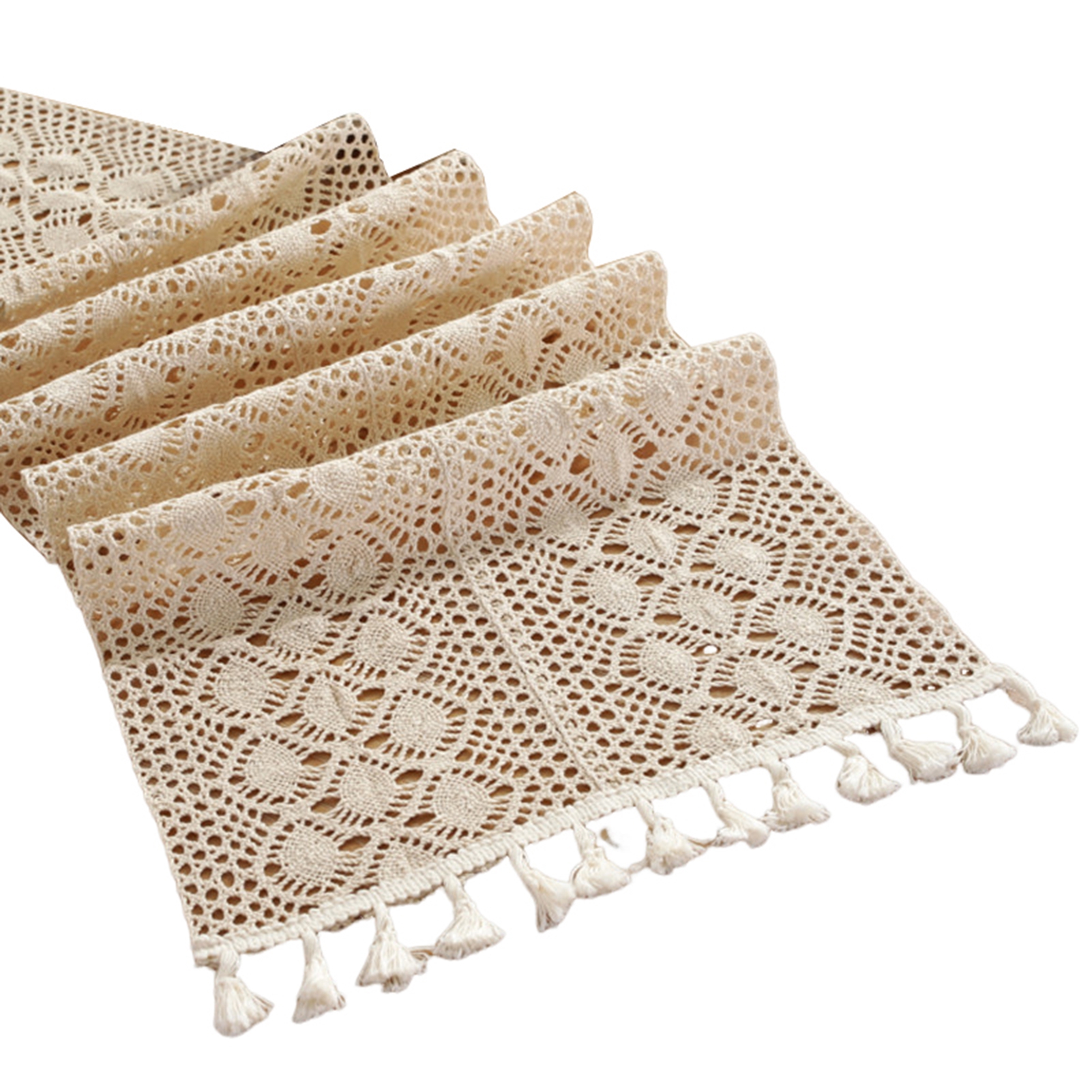 Waroomhouse Table Runner for Wooden Dining Tables Tassel Table Cover ...