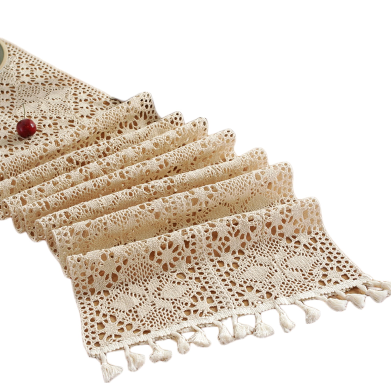 Waroomhouse Table Runner for Wooden Dining Tables Tassel Table Cover ...