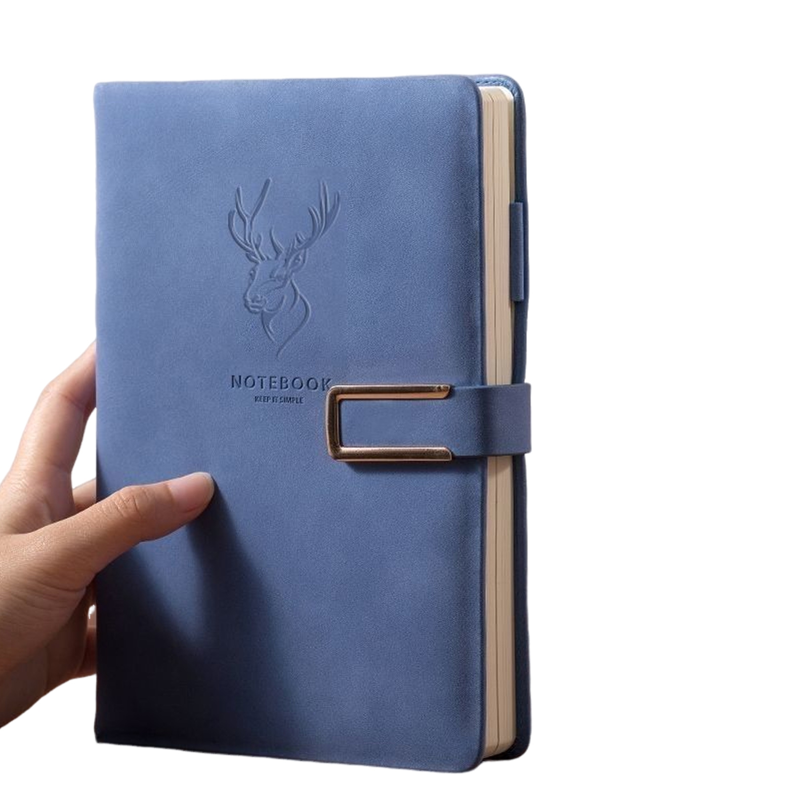 Waroomhouse Thick Paper Journal Faux Leather Notebook Student Notebook ...