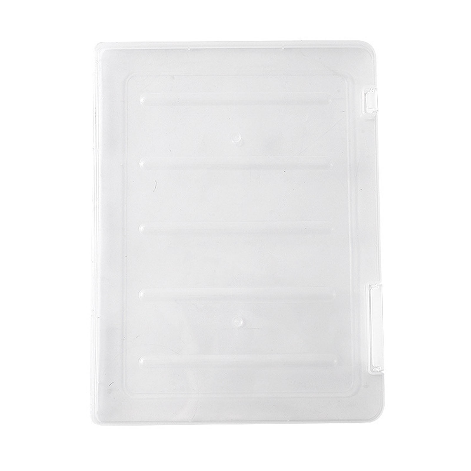 Waroomhouse Transparent File Storage Box Clear File Storage Box with ...