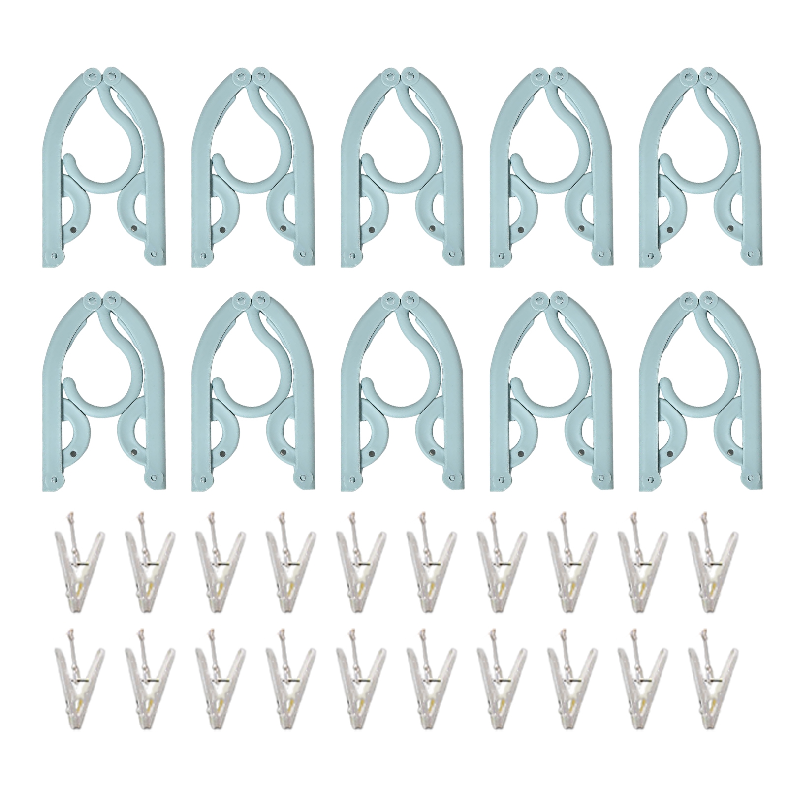 Waroomhouse Travel Clothes Hanger Foldable Clothes Hanger with ...