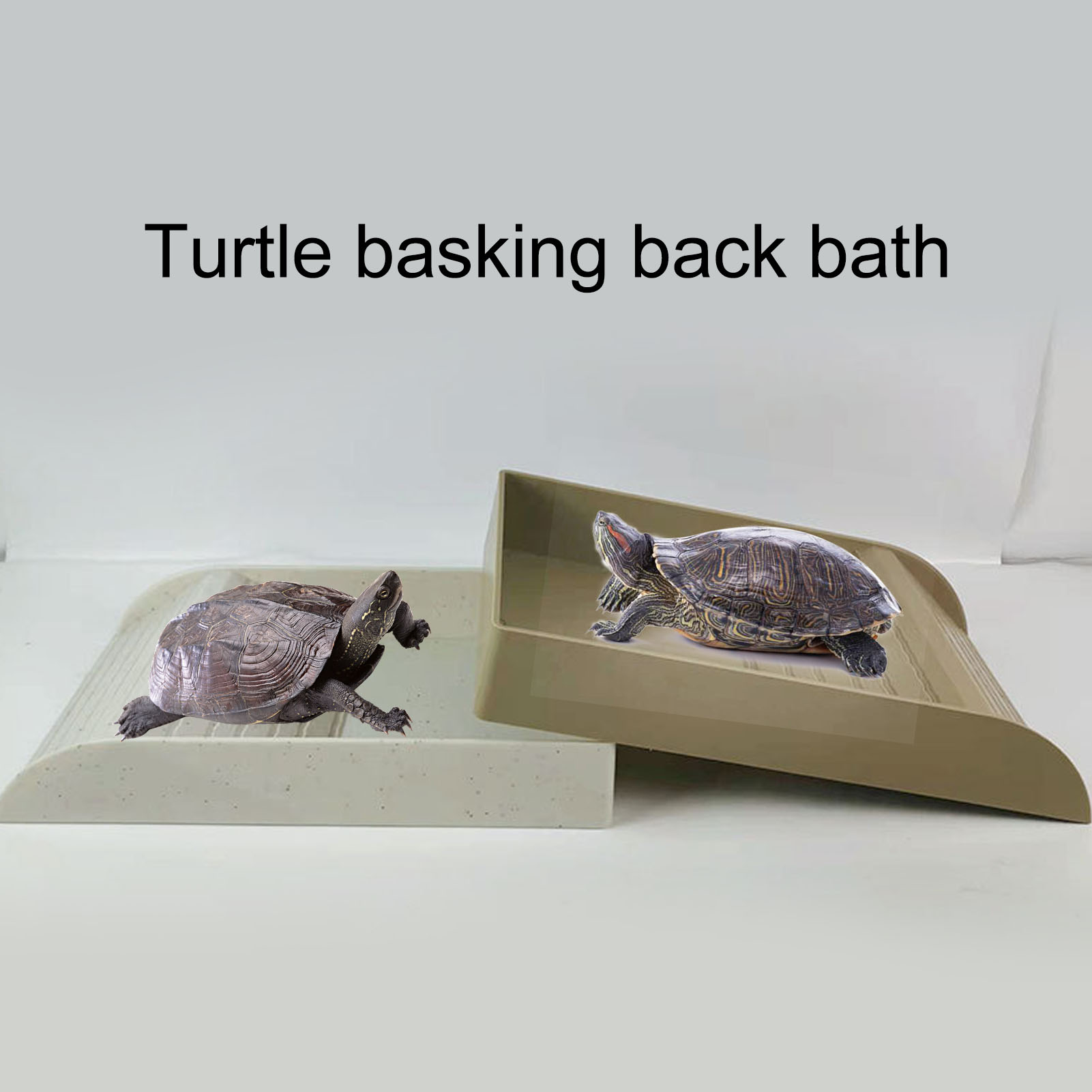 Waroomhouse Turtle Basking Platform Large Capacity Non-Slip Pattern ...