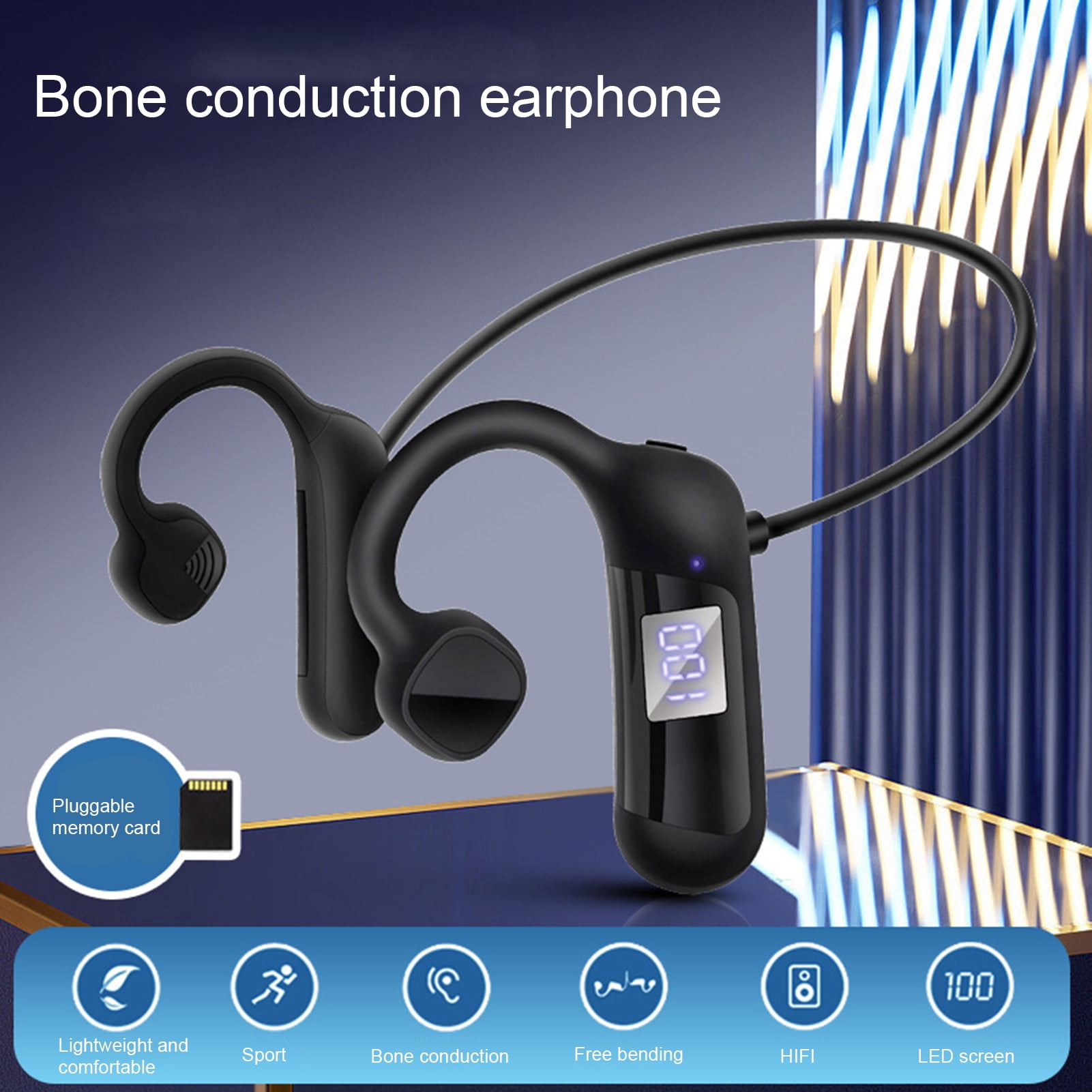 Waroomhouse Wireless Earbud High Fidelity Intelligent Noise Reduction ...