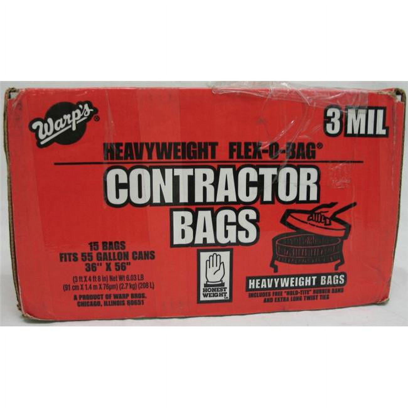 Warps Contractor Bags