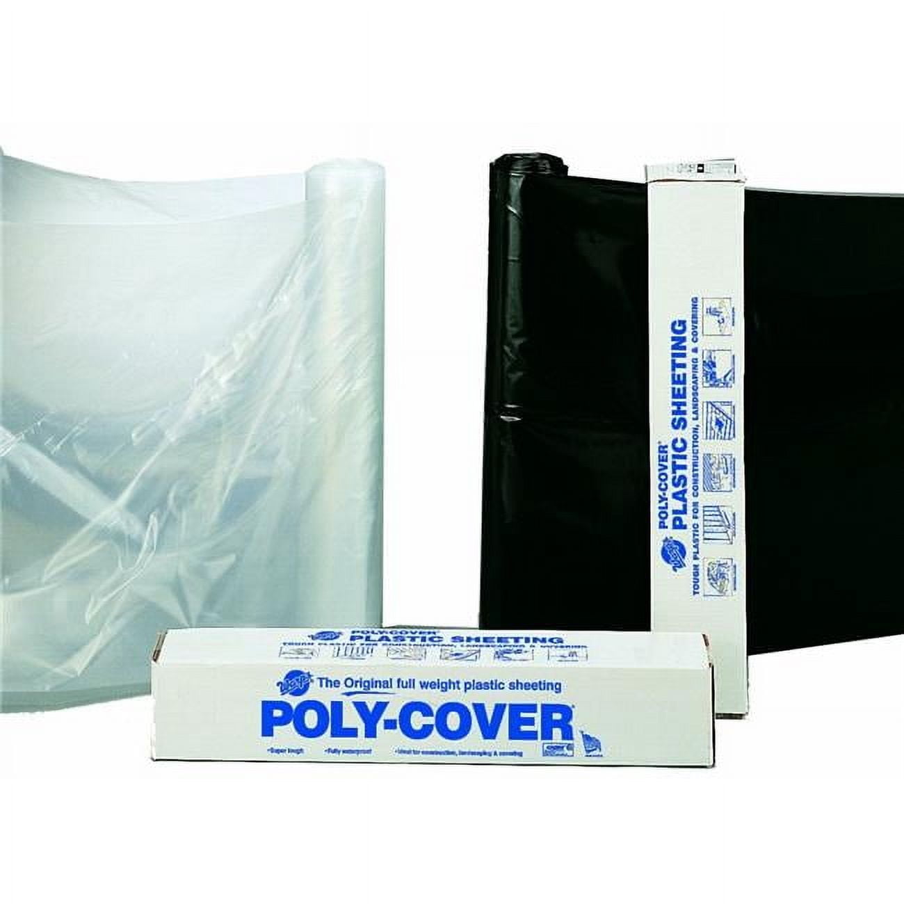 Warp Brothers PC10C 10 x 100 ft. 3M Clear Sheeting Poly - Walmart.com