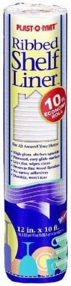 Warp'S Plast O Mat Shelf Liner Ribbed 12" W X 10ft. L Non Adhesive ...