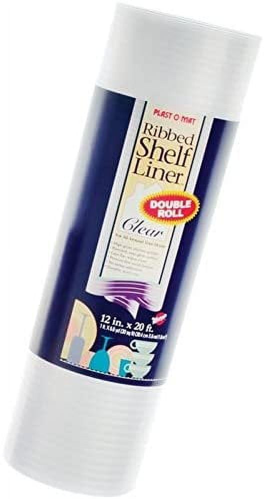 Warp Bros., Ribbed Shelf Liner, 24" W x 10' L, Clear - Walmart.com