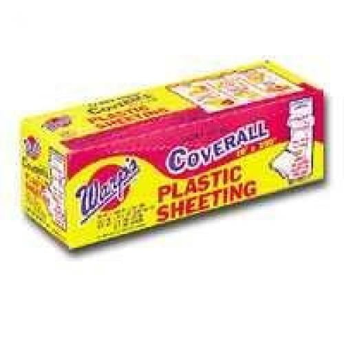 Clear Plastic Covering Sheet, 2 Mil, 10' x 100', Waterproof for ...