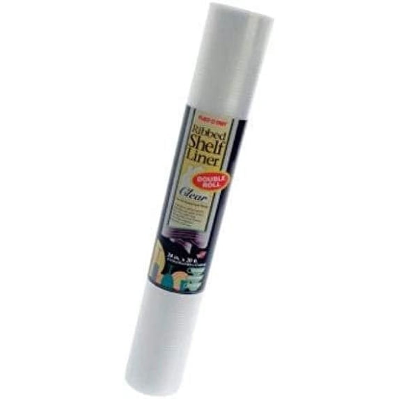 Warp's Plast-O-Mat 20ft Clear Plastic Drawer Shelf Liner, Heavy Duty ...