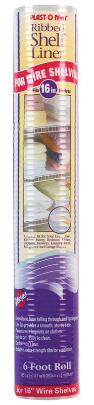 Warp's Plast-O-Mat 6 ft. L X 15-1/2 in. W Clear Non Adhesive Ribbed ...