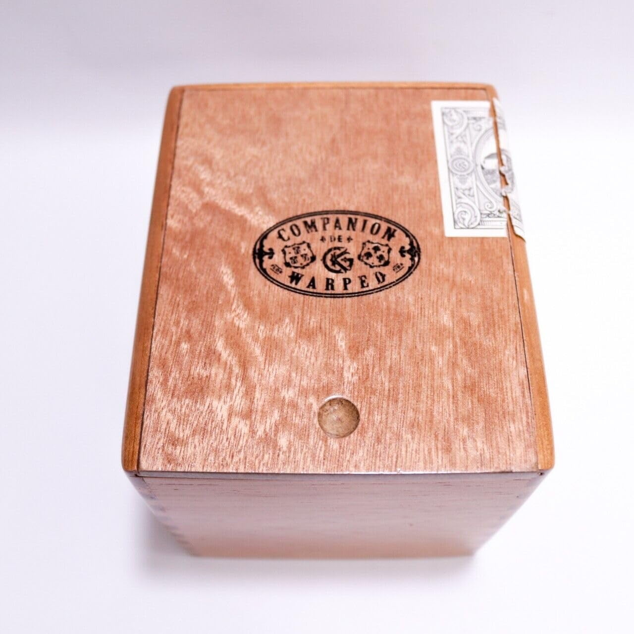 Warped Rothschild Companion Cabinet Empty Wood Cigar Box 5" x 4.25" x 4 ...