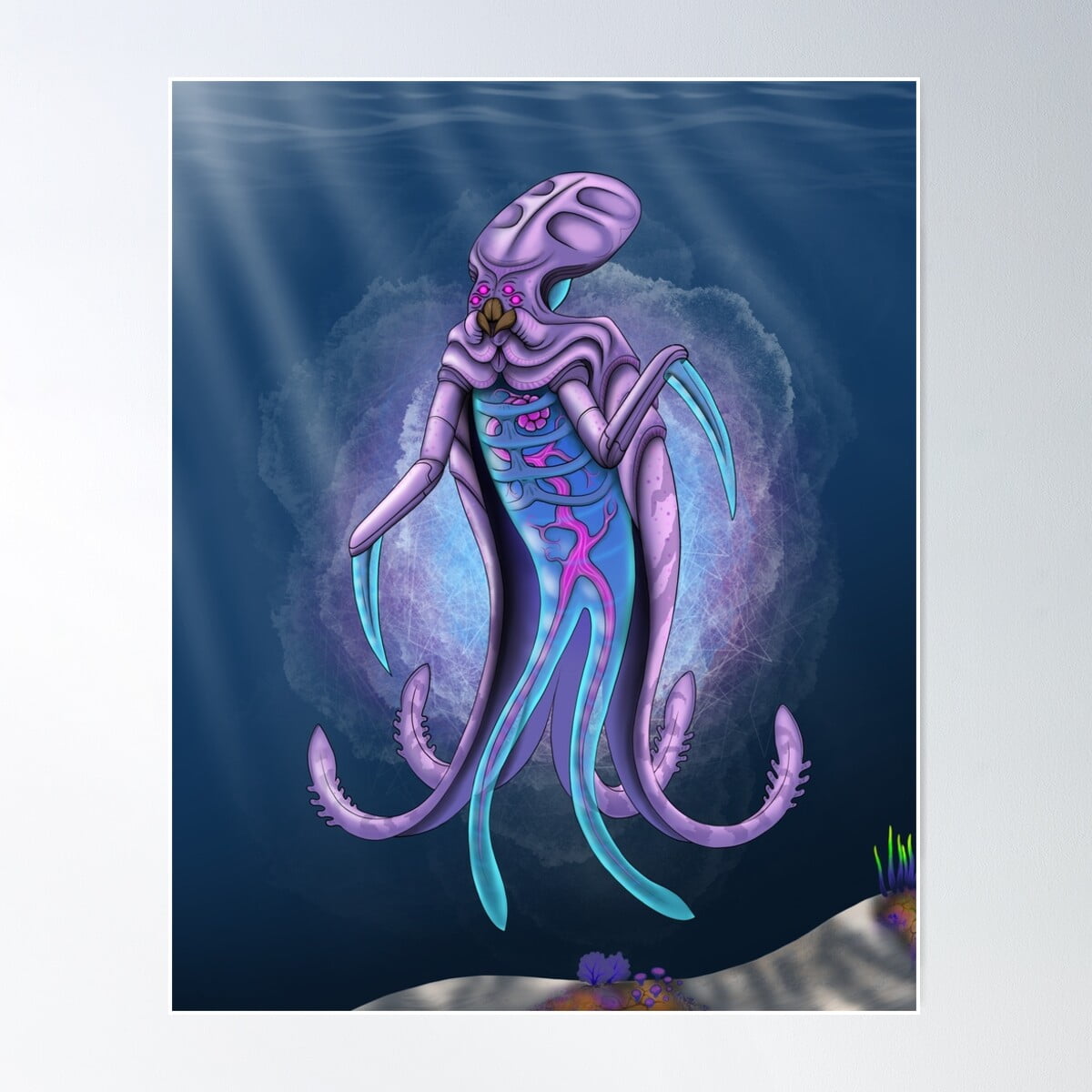 Warper Warping Poster Wall Art, Modern Wall Decor For Living Room ...