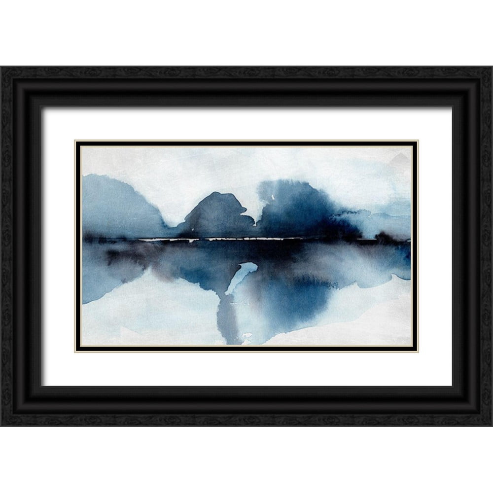 Warren, Annie 32x21 Black Ornate Wood Framed with Double Matting Museum ...
