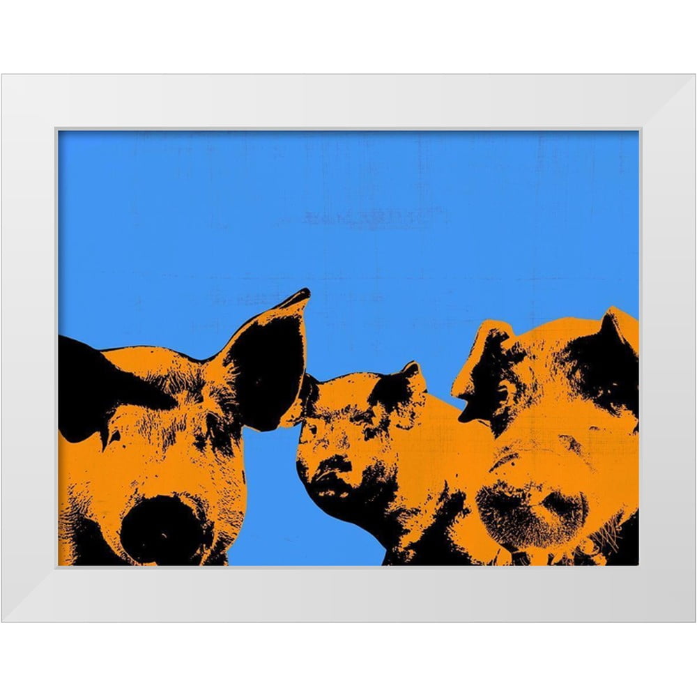Warren, Annie 32x25 White Modern Wood Framed Museum Art Print Titled ...