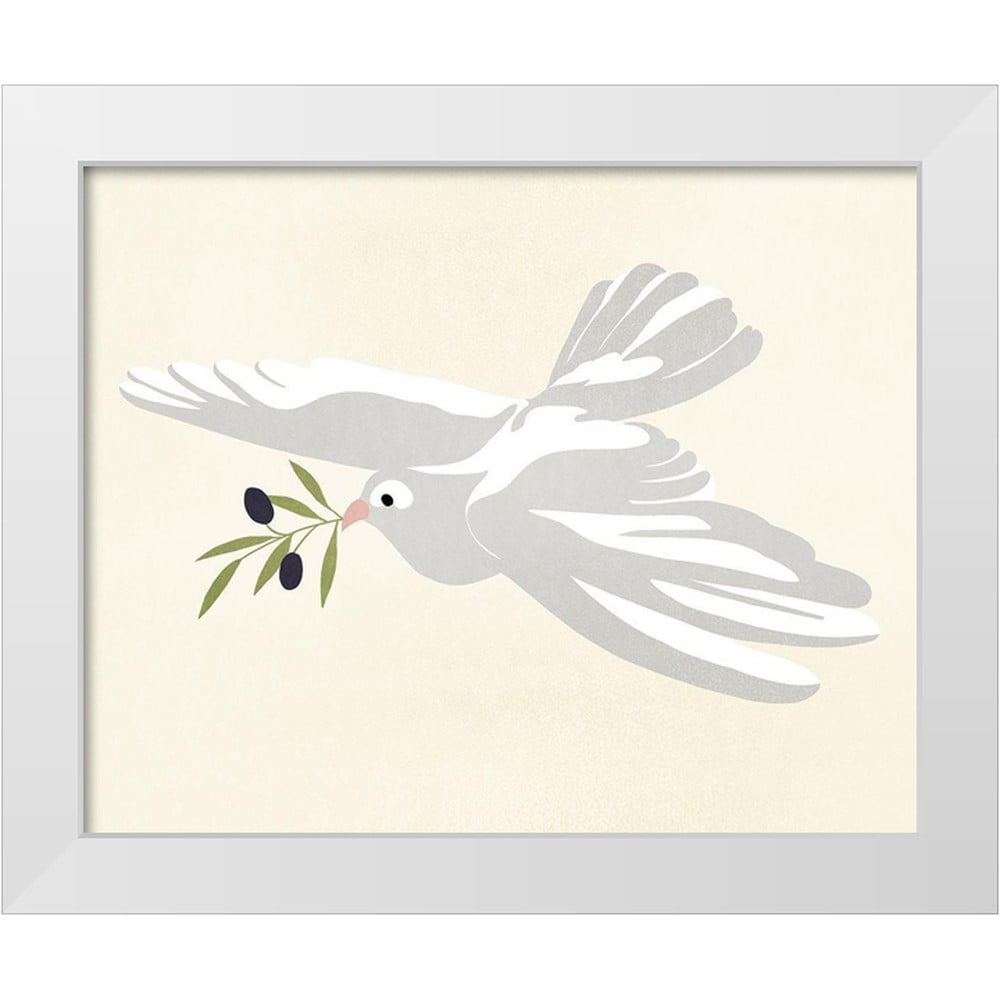 Warren, Annie 32x26 White Modern Wood Framed Museum Art Print Titled ...