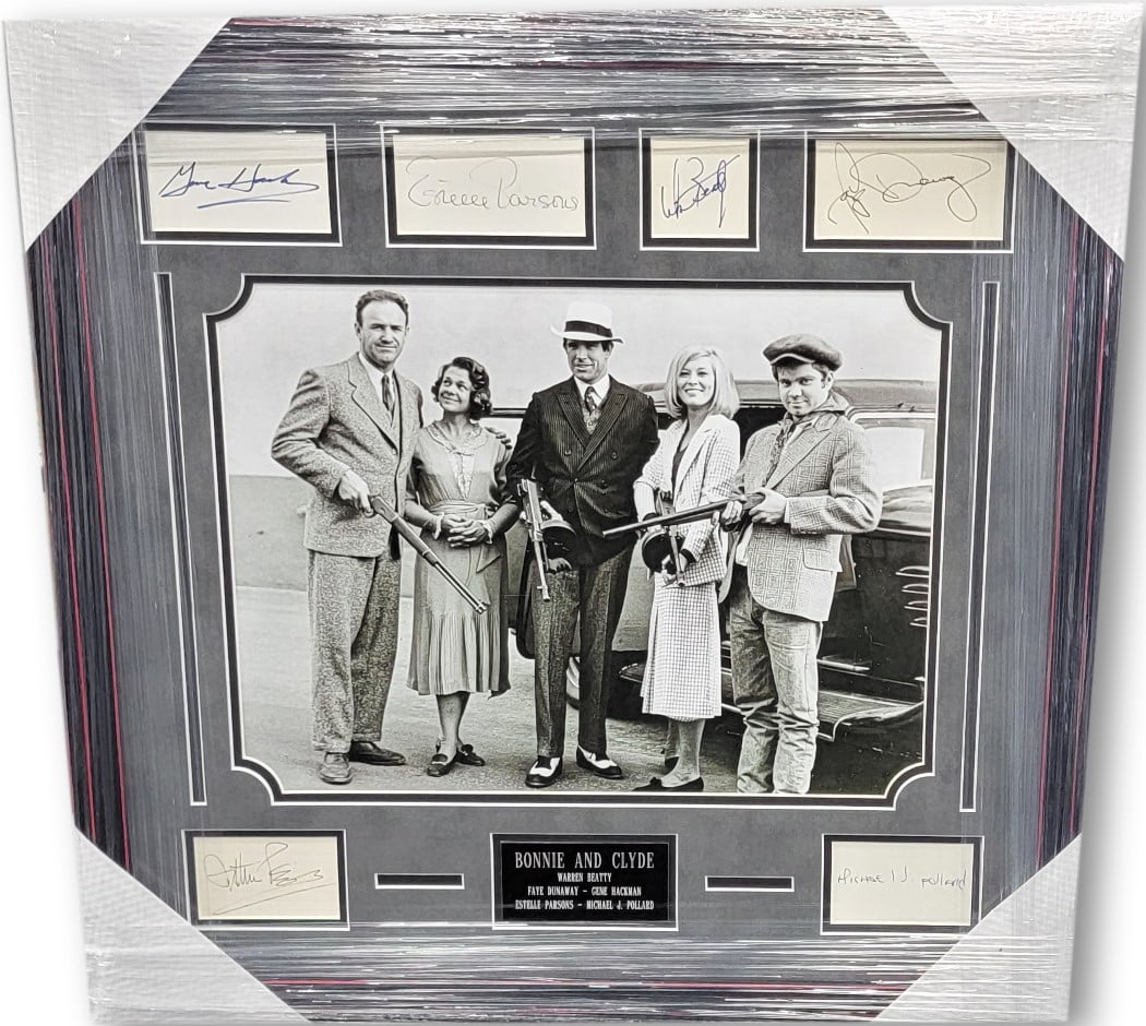 Warren Beatty Dunaway Gene Hackman Parsons Bonnie & Clyde Collage Frame ...