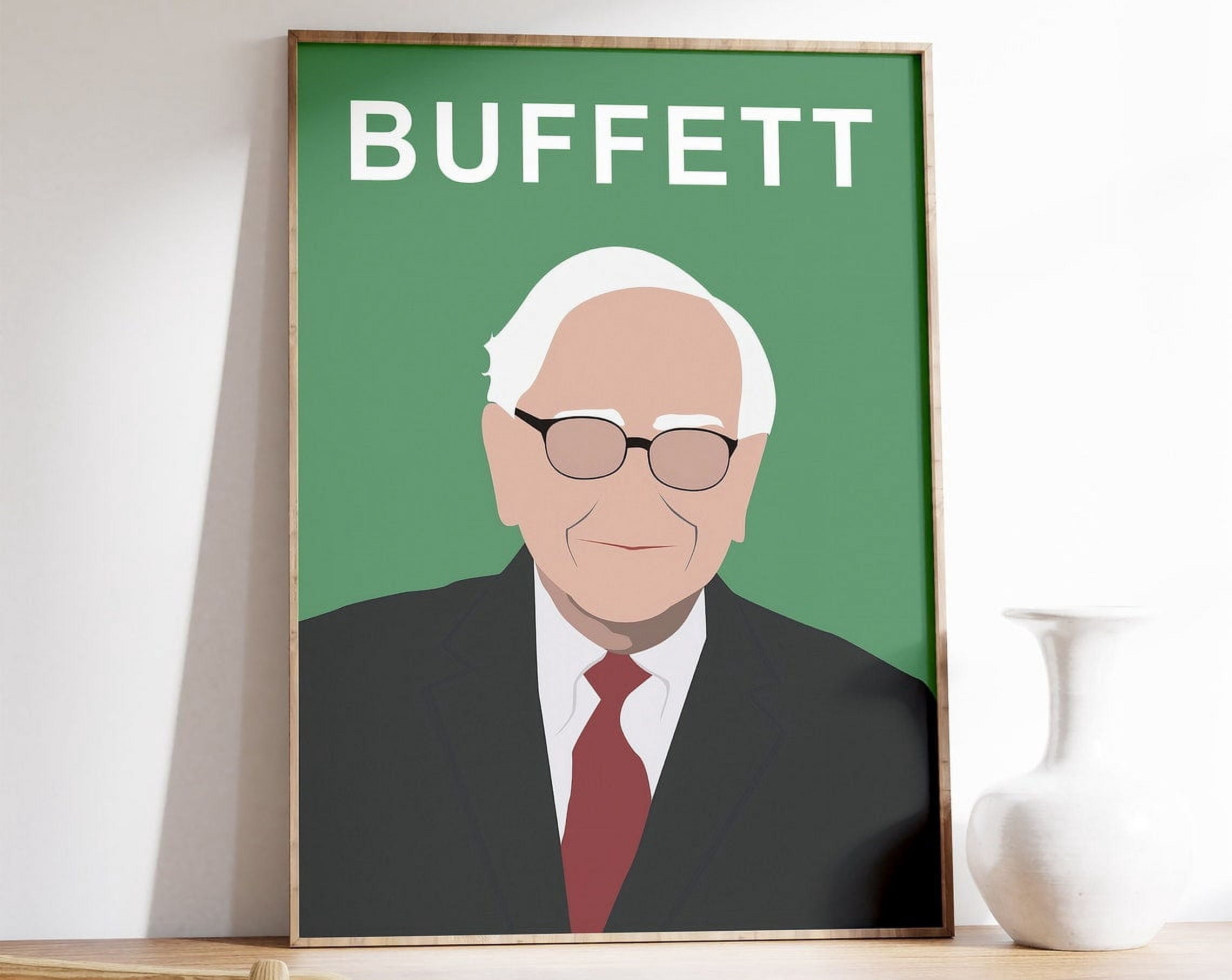 Warren Buffet Print, Warren Buffet Poster, Stock Market Poster ...
