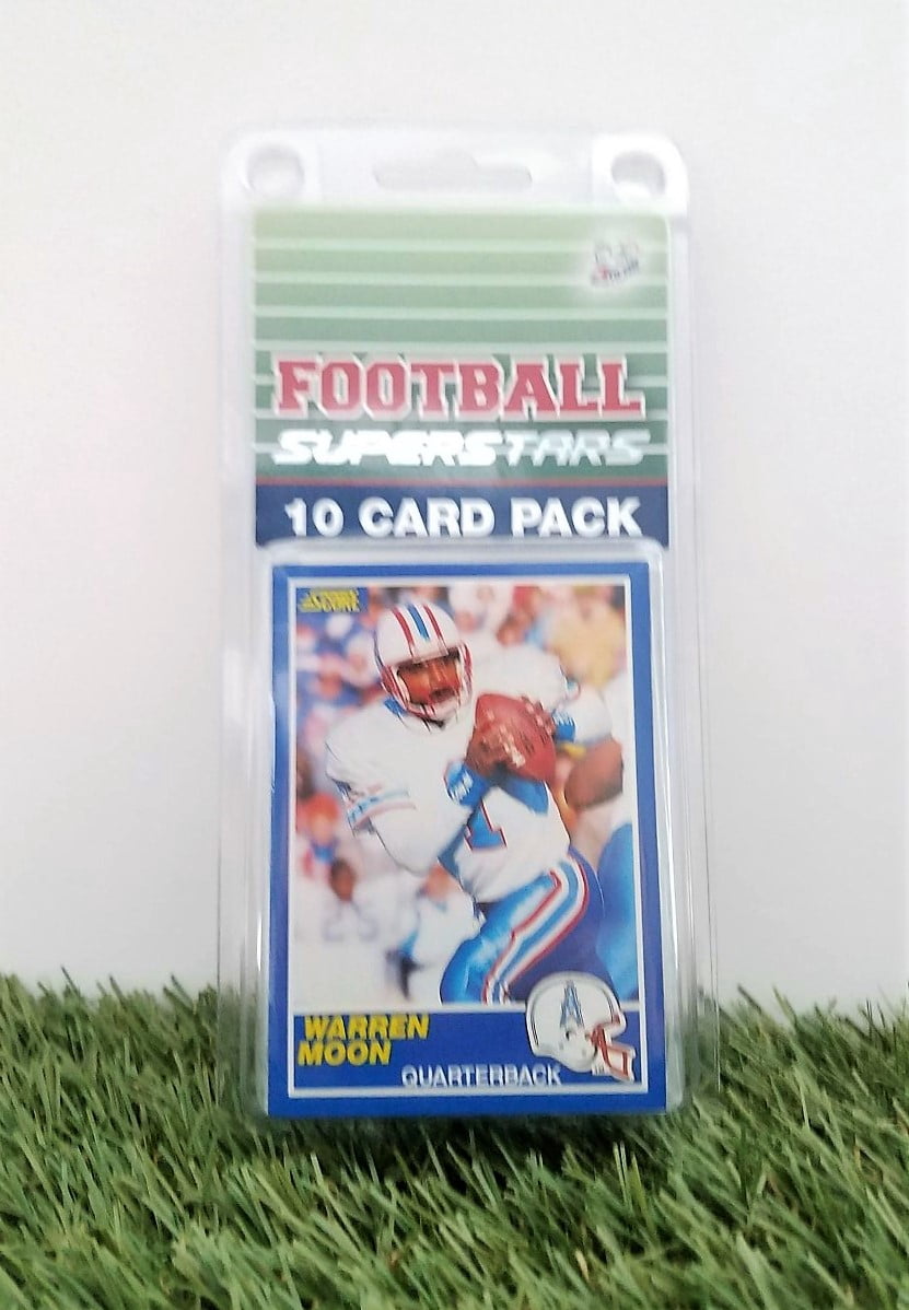Warren Moon- (10) Card Pack NFL Football Superstar Warren Moon Starter ...