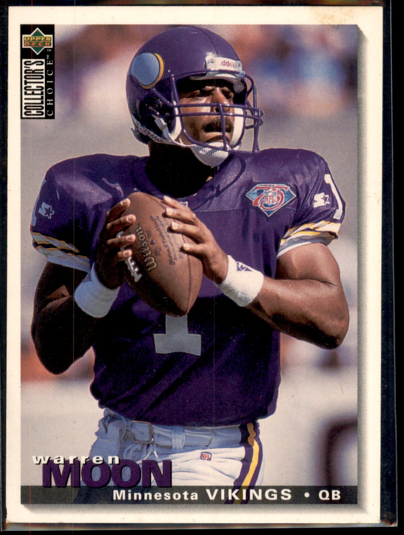 Warren Moon #182 1995 Collector's Choice - Walmart.com