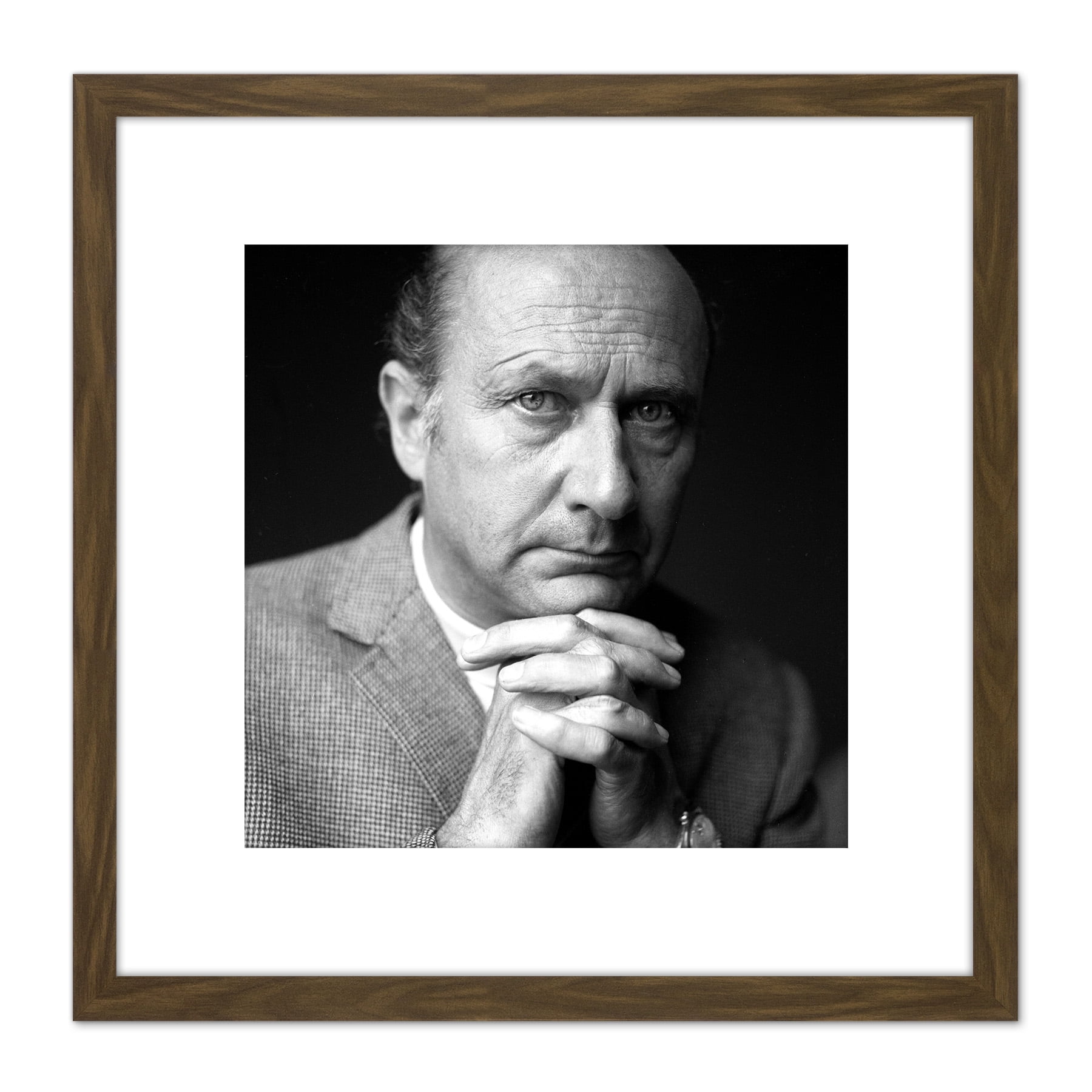 Warren Portrait Actor Donald Pleasence Photo 8X8 Inch Square Wooden ...