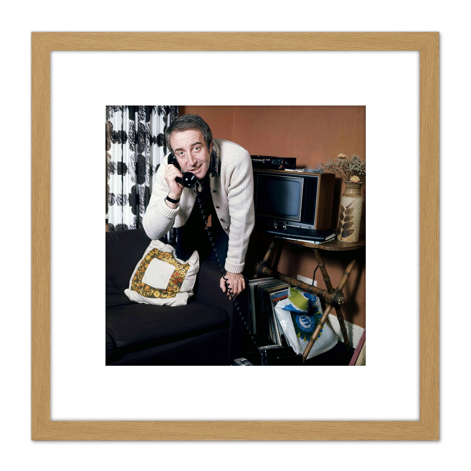 Warren Portrait Actor Goon Peter Sellers Photo 8X8 Inch Square Wooden ...